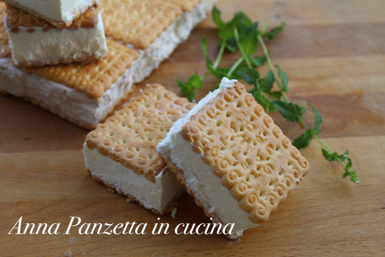 Biscotto gelato - senza gelatiera - Anna Panzetta in Cucina